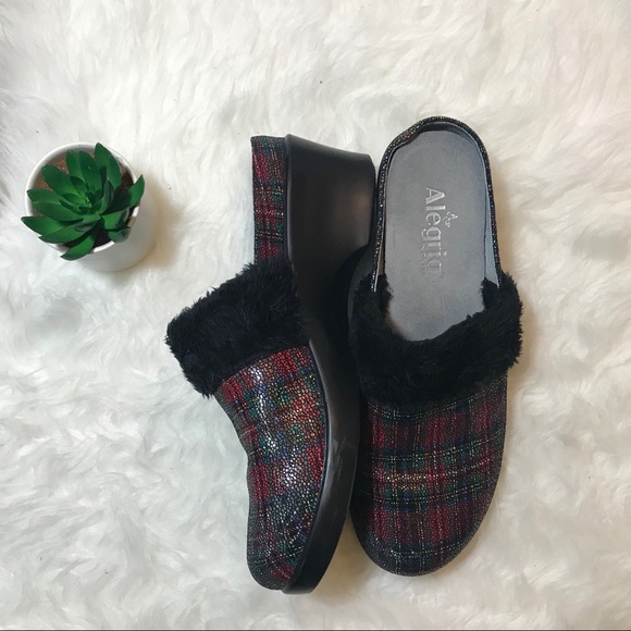 Alegria | Shoes | Alegria Plaid Clogs | Poshmark